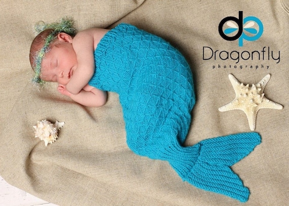 Mermaid Cocoon Knitting Pattern