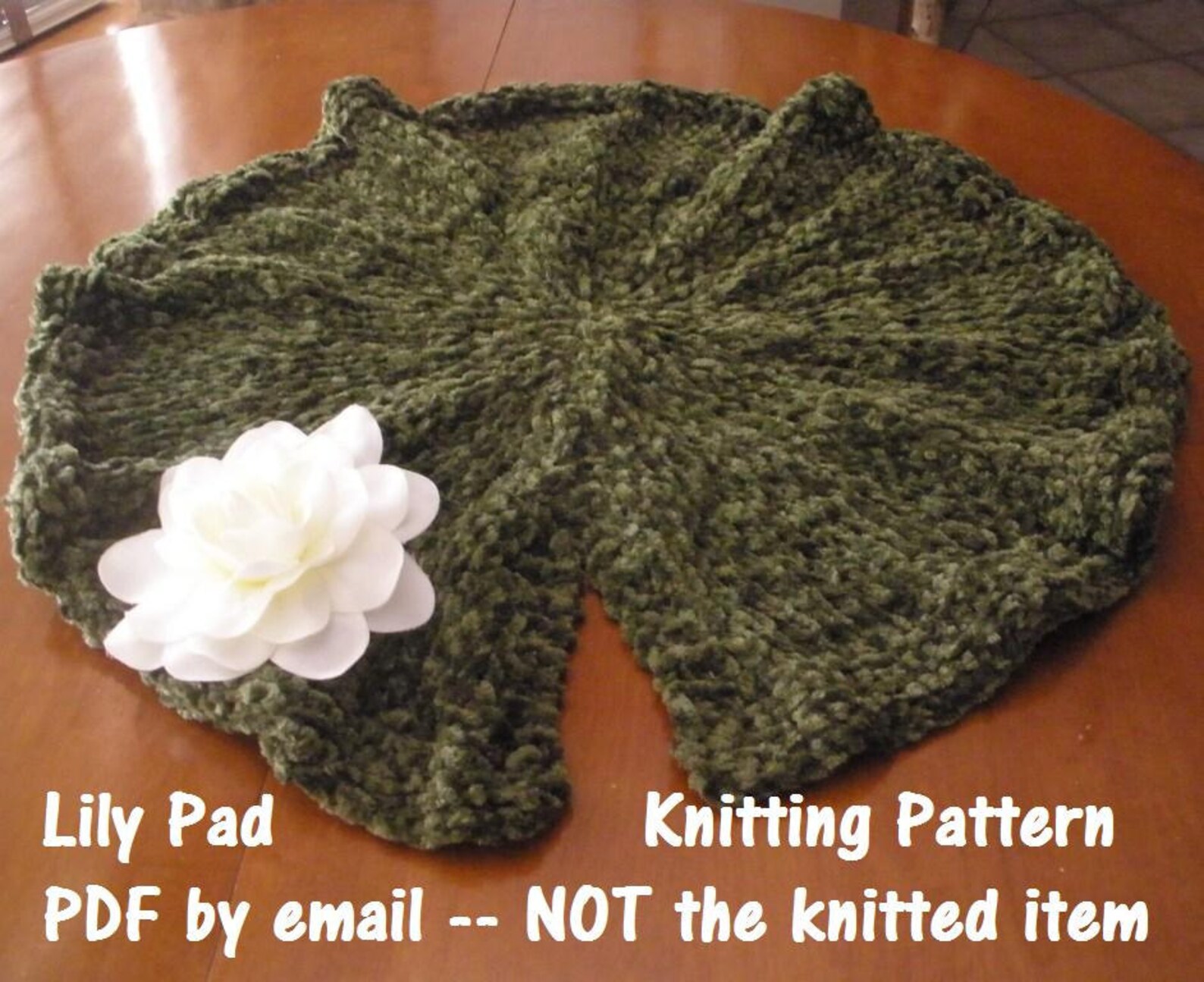 Lily Pad Photo Prop Knitting Pattern for Newborn Photography - Etsy