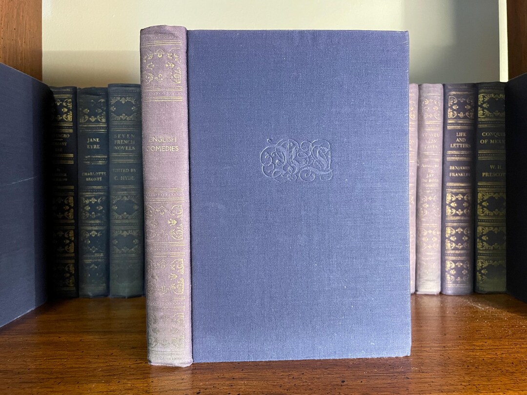 1940s, English Comedies, Vintage Hardcover Classic - Etsy