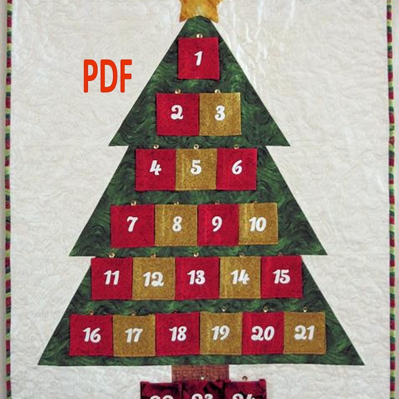 Felt Advent Calendar Kit - Etsy