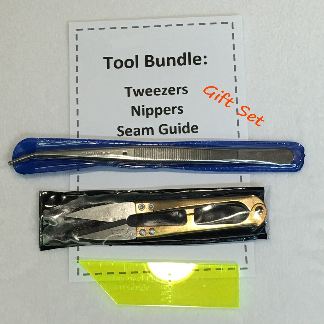 Quilting Sewing Tools Gift Pack Snips Tweezers Seam Guide Quilter TOOL ...