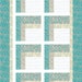 PDF Files Modern Two Sided Log Cabin Quilt 3 Sizes, Bed Runner, Lap ...