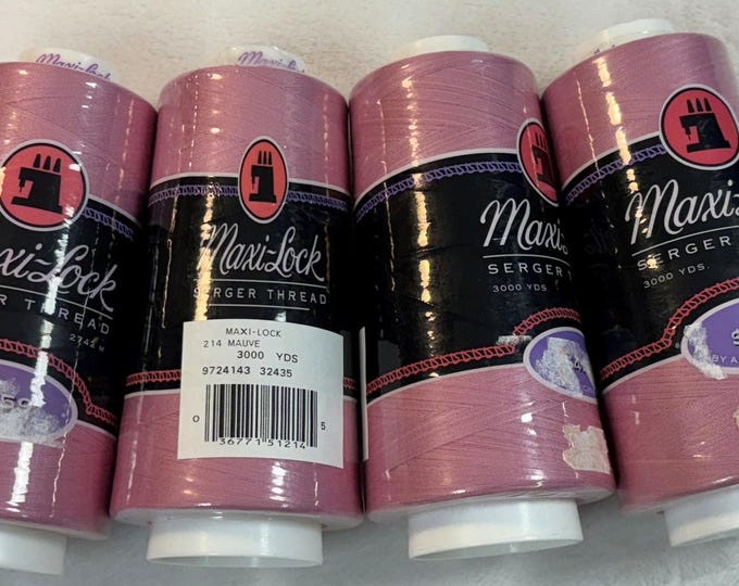 Maxi Lock SERGER Thread Bundle of 4 Mauve Pink, New in Packaging - Etsy
