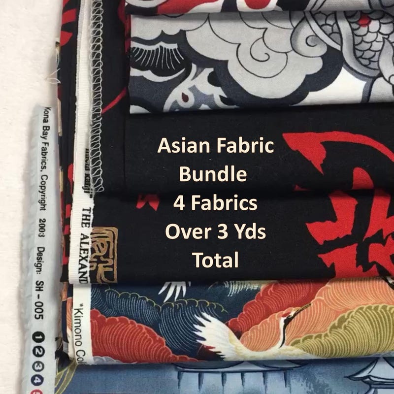 Asian Fabric - Etsy