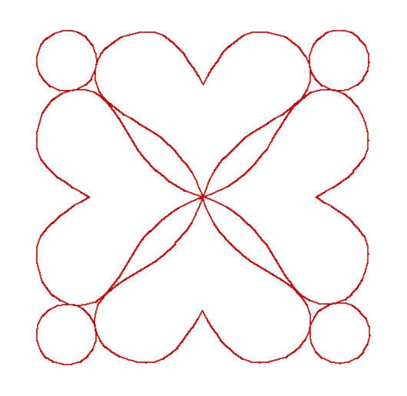 HEARTS Valentine Embroidery Designs Pes Jump-free Tessellated - Etsy