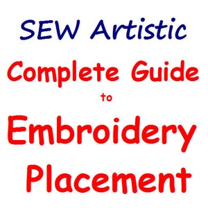 Complete Guide to Embroidery Placement - PDF File - Instant Download ...