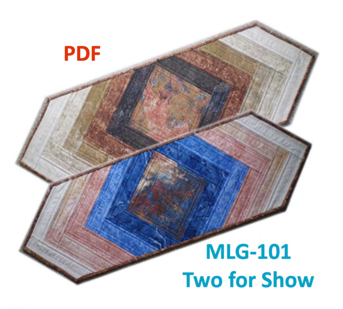PDF Two for Show Table Runner PATTERN Chevron 2 Sided MLG-101 Download ...