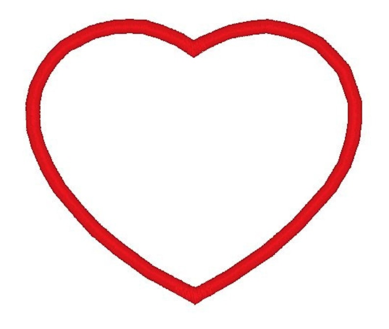 Heart Applique Embroidery Design Collection PES 9 Sizes in the Hoop ...