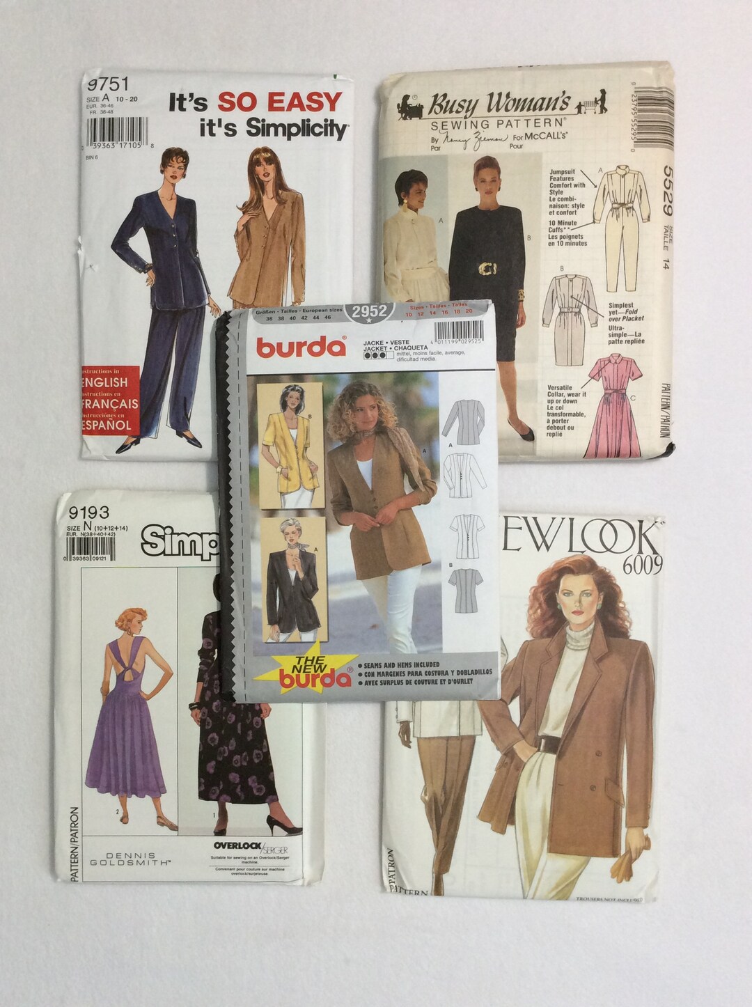 PATTERNS: BURDA 2952 Jacket, Mccalls 5529 Nancy Zieman Outfit, New Look ...