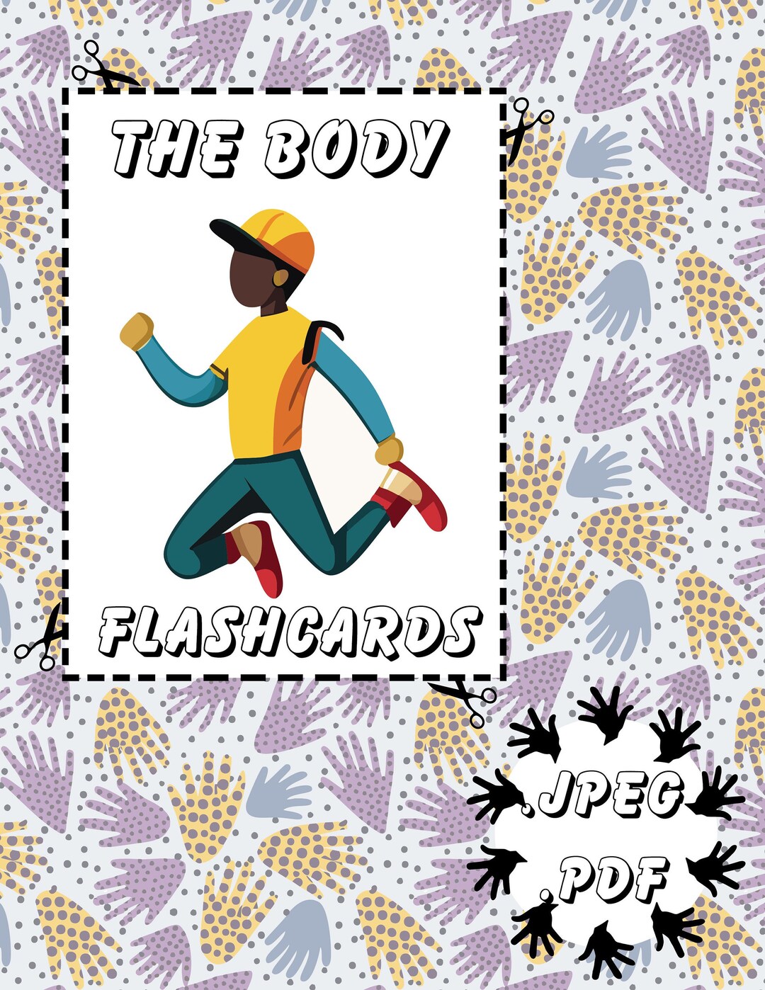 The Body Flash Cards Homeschool Tool for Toddlers Early Learning Tool ...