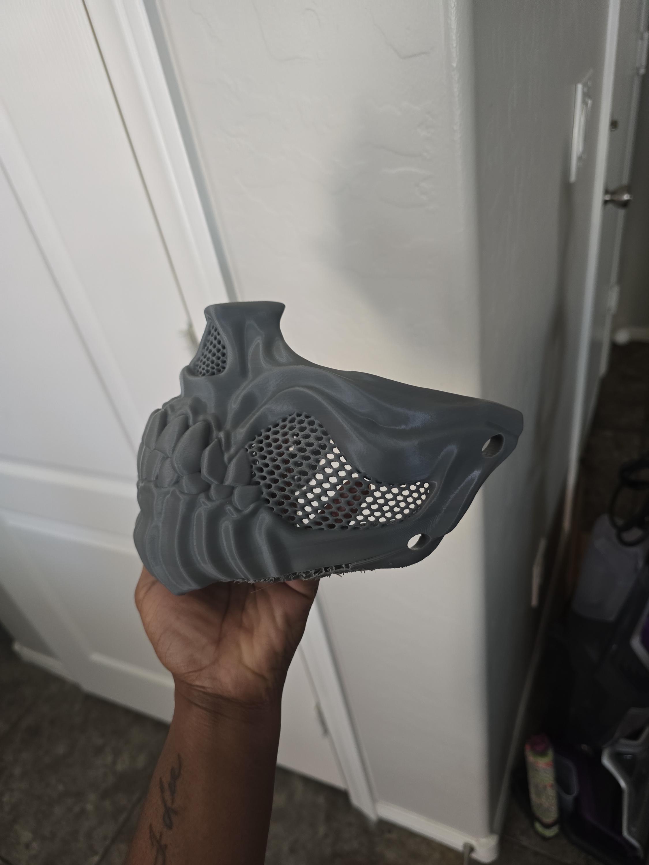 Halloween Skeletal 3D Printed Bone Mask - Etsy