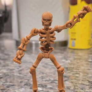 Crate Full of Bones, Posable Skeleton Action Figure - Etsy