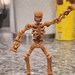 Crate Full of Bones, Posable Skeleton Action Figure - Etsy