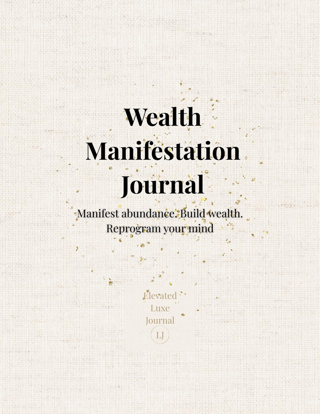 Wealth Manifestation Journal | Feminine Money Mindset Printable ...