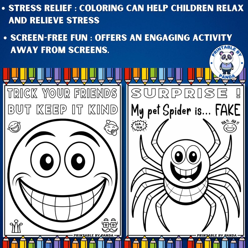 April Fools Day Coloring Pages Sheets - April Fools Day Pranks and ...