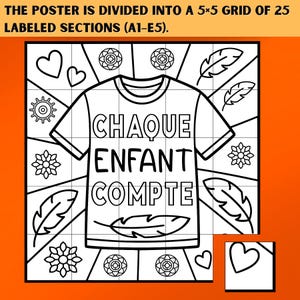 French Orange Shirt Day Collaborative Art Poster - Orange Shirt Day ...