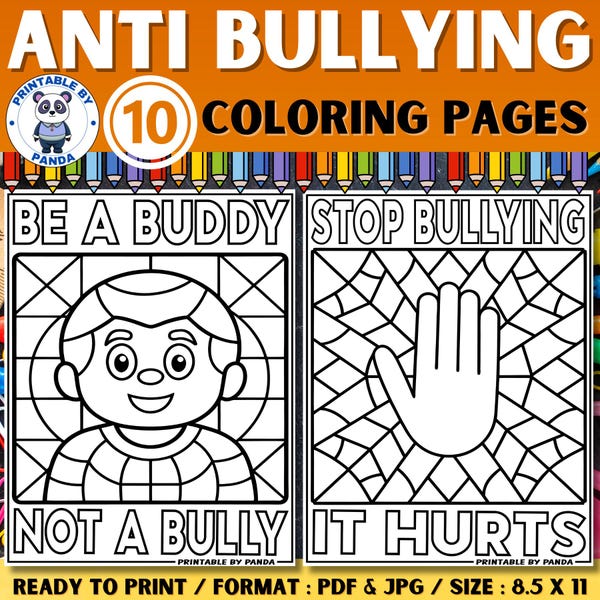 Be a Buddy Not a Bully Poster - Etsy