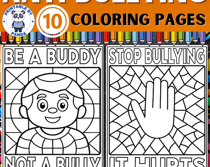 Anti Bullying Coloring Pages Pink Shirt Day Activities Stop Bullying ...