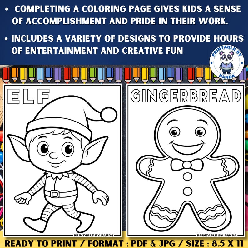 Winter Vocabulary Coloring Pages: 40 Kids' Activity Sheets (PDF) - Etsy