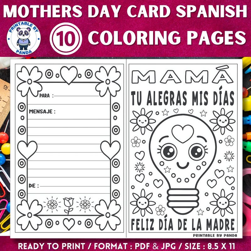 Spanish Mothers Day Card - Etsy