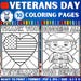 Veterans Day Coloring Pages: Kids Activities, Bulletin Board (PDF) - Etsy