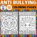 Anti Bullying Day Coloring Pages Sheets Printable | Cyber Bullying ...