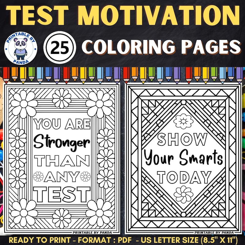 Testing Posters Encouragement - Etsy