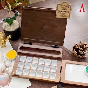 Portable Sketchbook Palette, Watercolor Paint Palette for Drawing ...