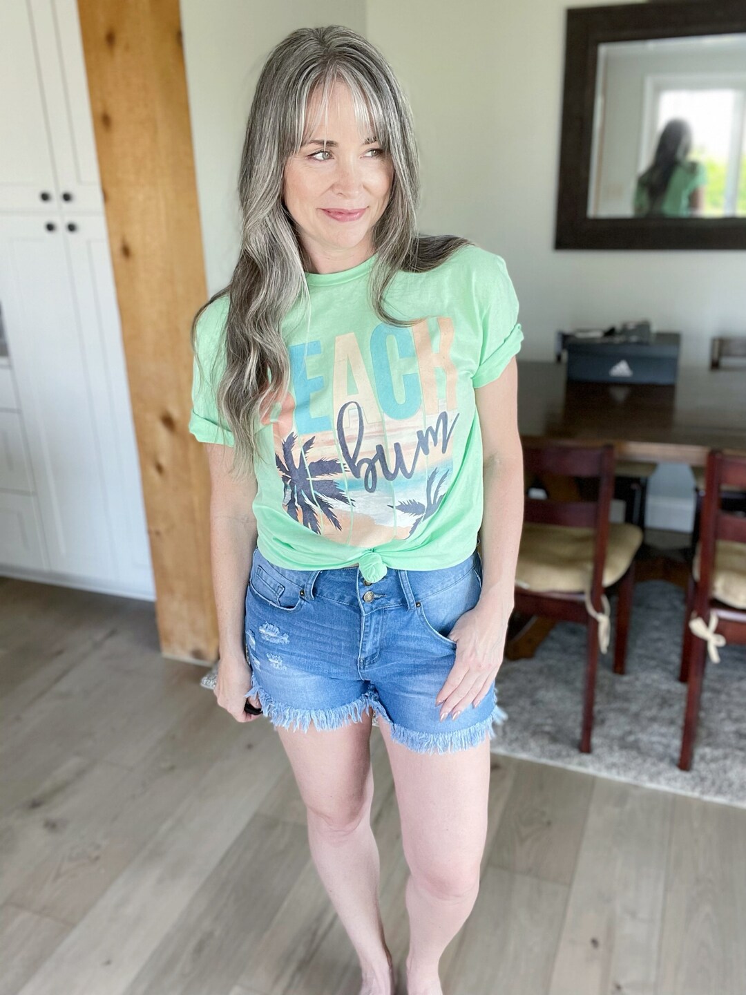 Beach Bum Tee Screen Print Graphic Tees Super Cute Vacation Tees - Etsy