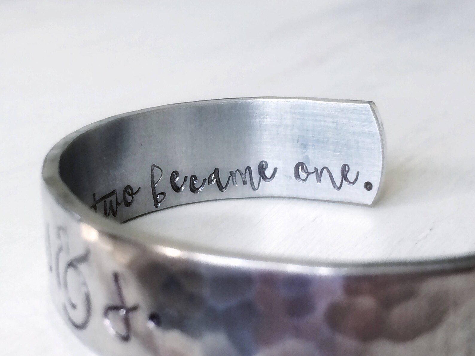 And the Two Became One. Engagement. Wedding Gift. Bride. | Etsy