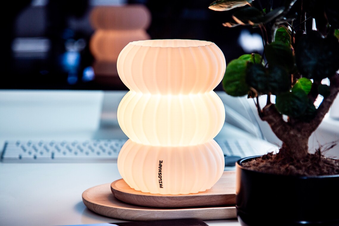 Trio Lamp: 3d-printed in London. Table Lamp, Bedside Lamp, Ambient ...