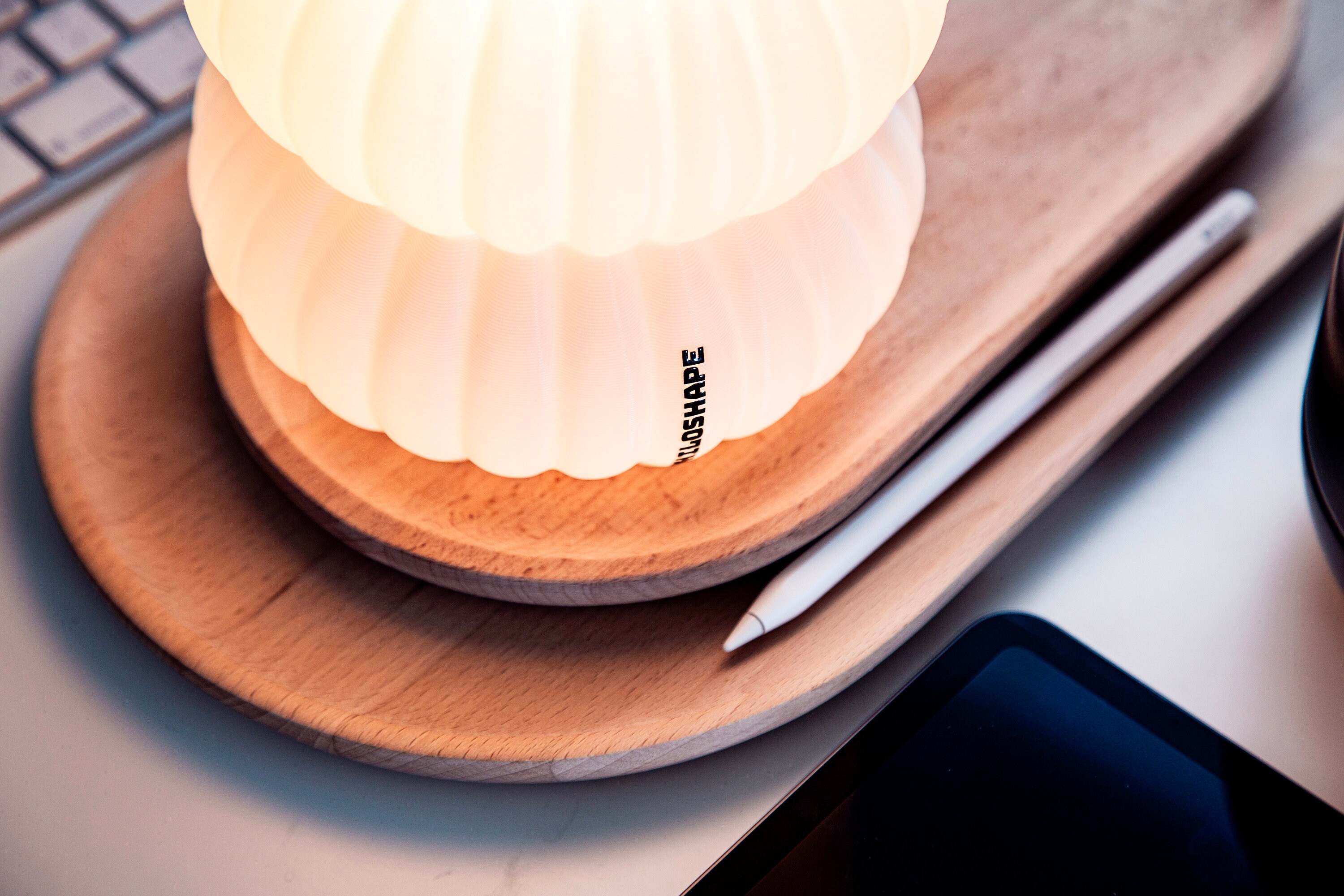 Trio Lamp: 3d-printed in London. Table Lamp, Bedside Lamp, Ambient ...