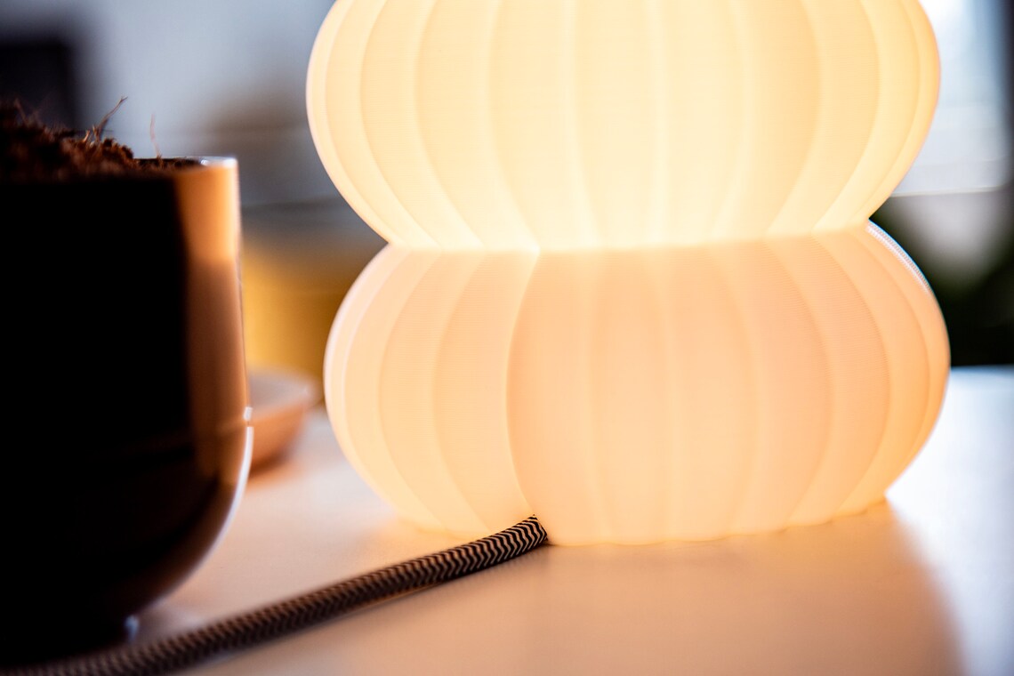 Trio Lamp: 3d-printed in London. Table Lamp, Bedside Lamp, Ambient ...