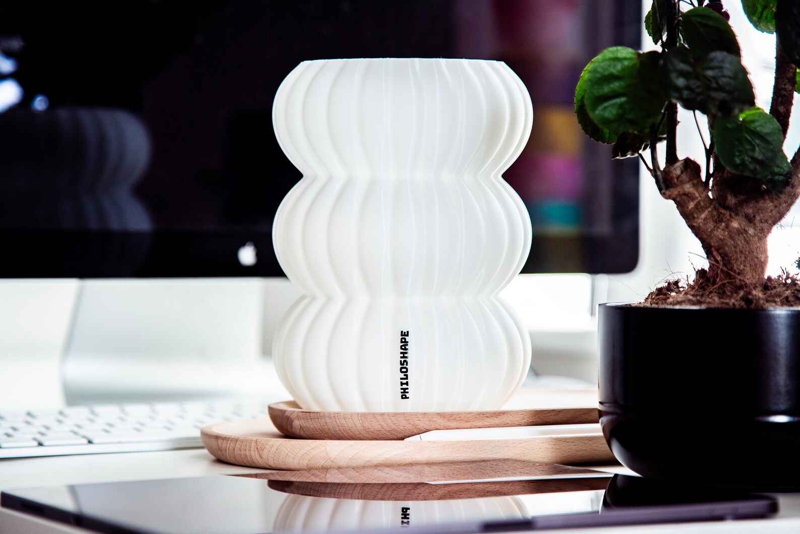 Trio Lamp: 3d-printed in London. Table Lamp, Bedside Lamp, Ambient ...