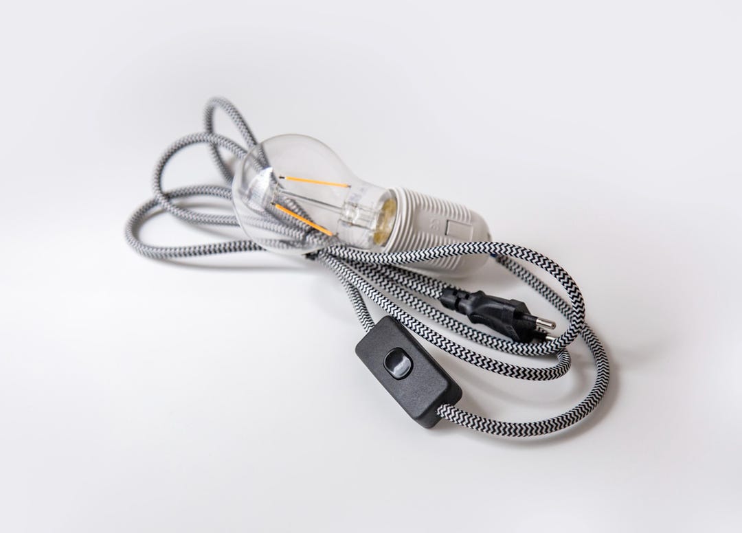 DIY Lamp Cord Kit - EU and US Plugs - Etsy
