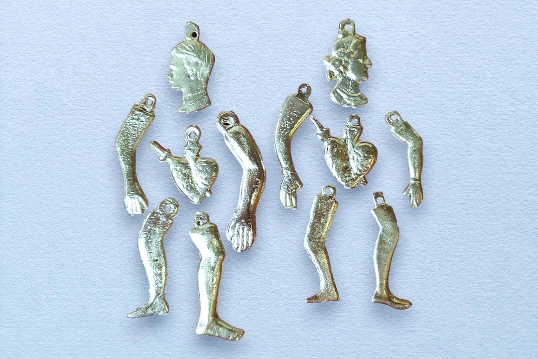Set of Silver People Milagros - Choose - Man or Woman (DR-007) - Etsy