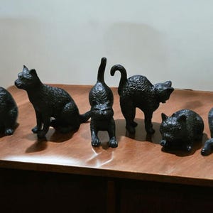 Mini Black Cats in Their Own Special Box - Set of 9 + Scrolled Original ...