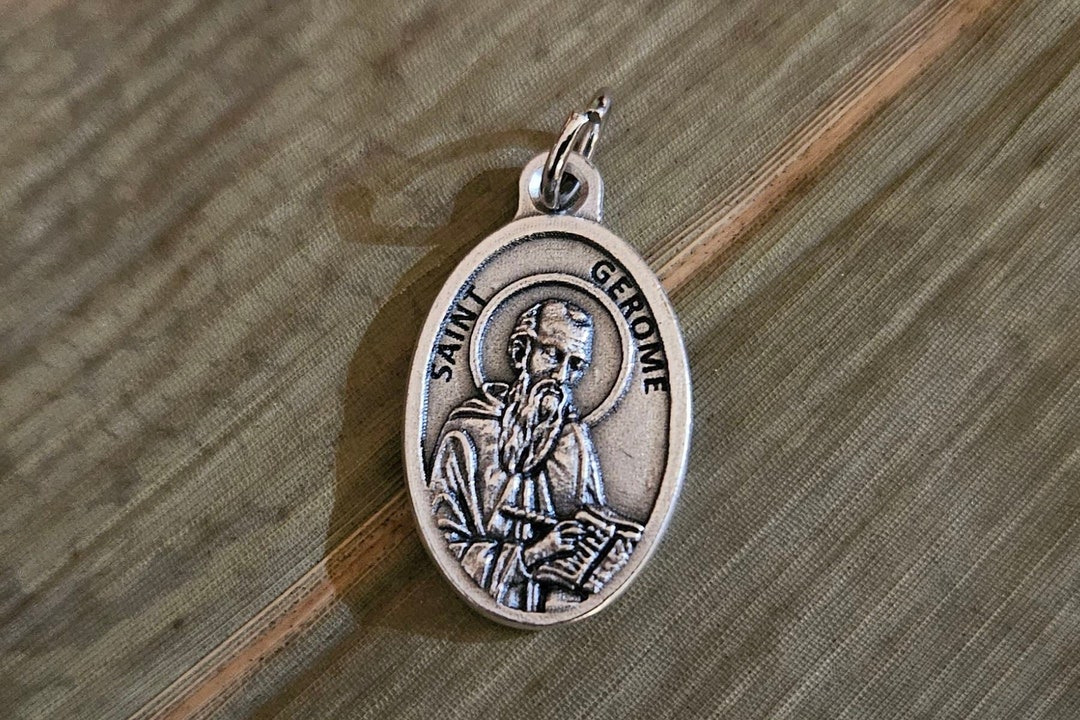 St Gerome Medals Patron Saint of Libraries & Librarians st Jerome JWL-R ...