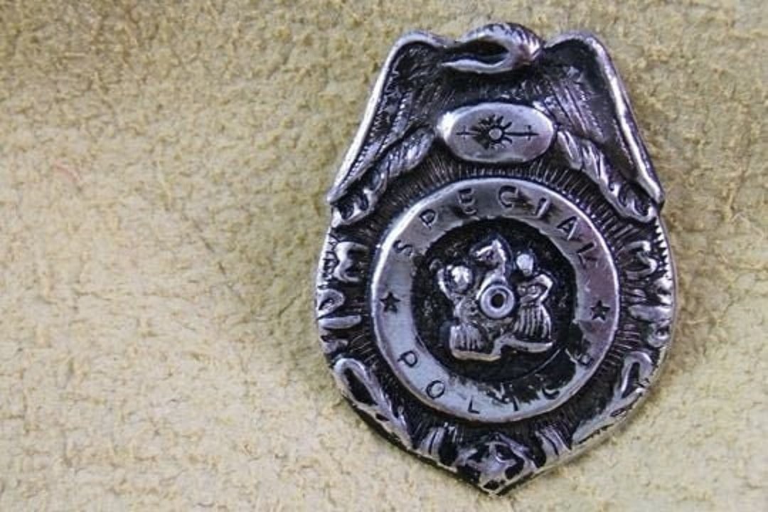 2 Vintage Novelty Special Police Badges (not for Children) - (DR-028 ...