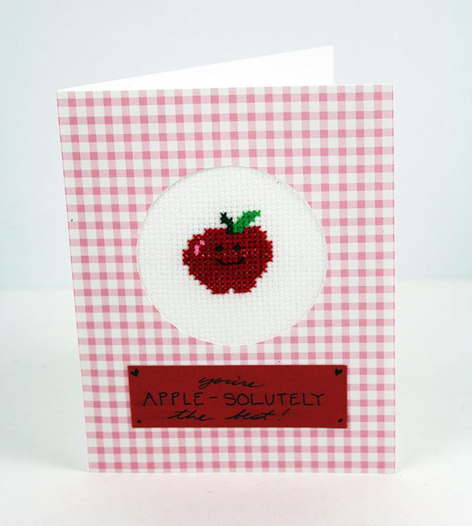 Apple Easy Beginner Cross Stitch Pattern - Etsy