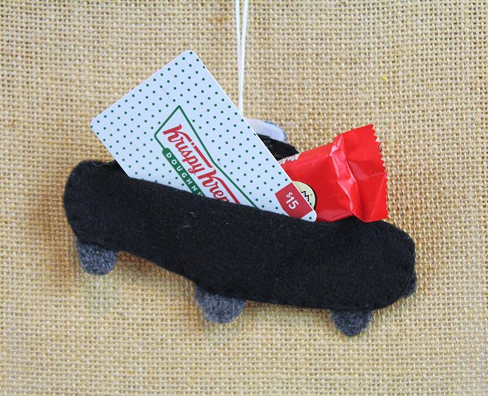 Police Car Felt Ornament: Gift Card Holder Package Tie-on - Etsy