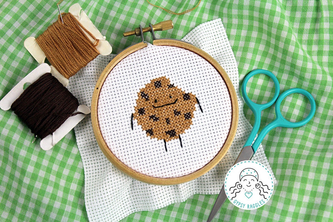 Cookie Easy Beginner Cross Stitch Pattern - Etsy