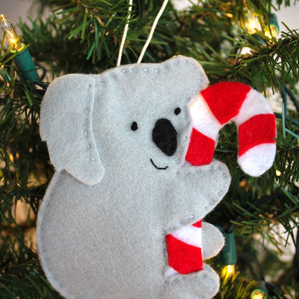 Christmas Koala - Etsy