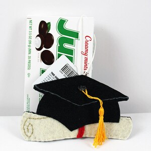 Graduation Cap Diploma Felt Ornament: Gift Card Holder Package Tie-on ...