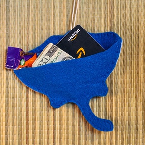 Cute Felt Stingray Ornament Gift Tag Package Tie on Pattern - Etsy