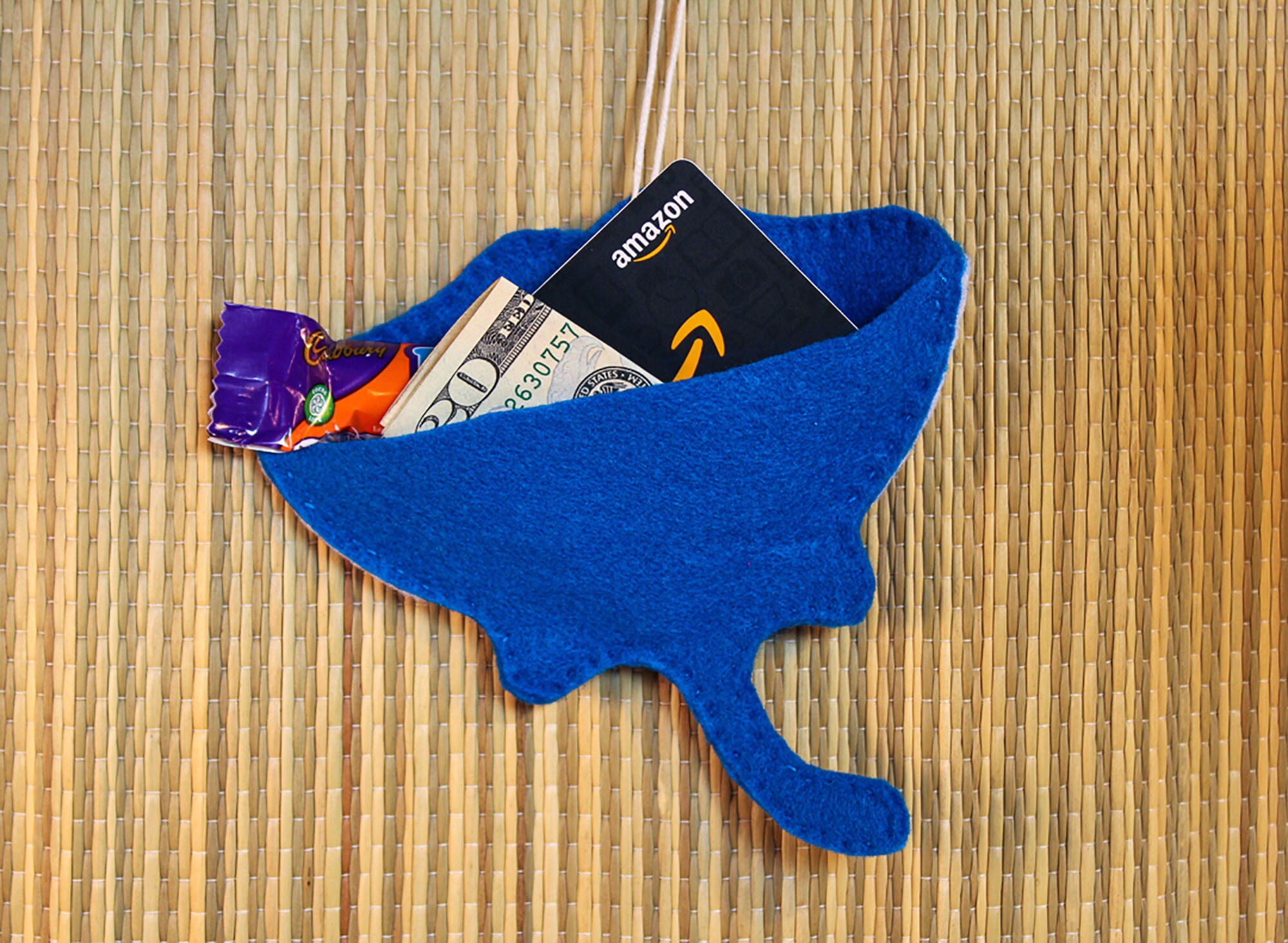 Cute Felt Stingray Ornament Gift Tag Package Tie on Pattern - Etsy