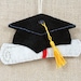 Graduation Cap Diploma Felt Ornament: Gift Card Holder Package Tie-on ...