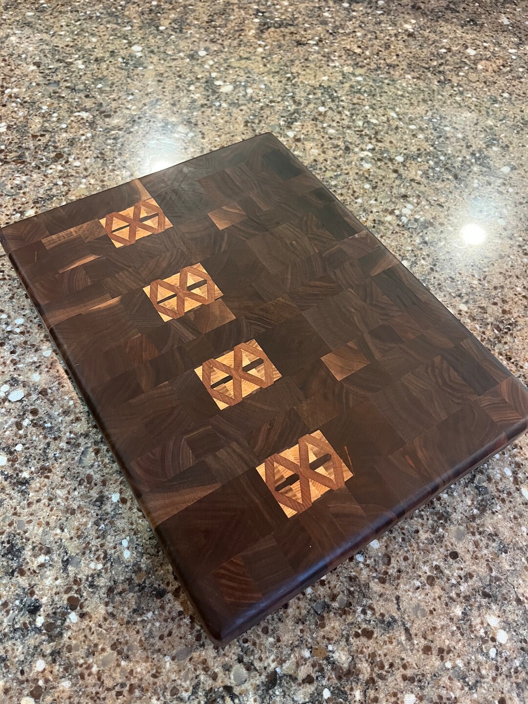 Black Walnut and Hard Maple End Grain Cutting Board With Hard Maple ...