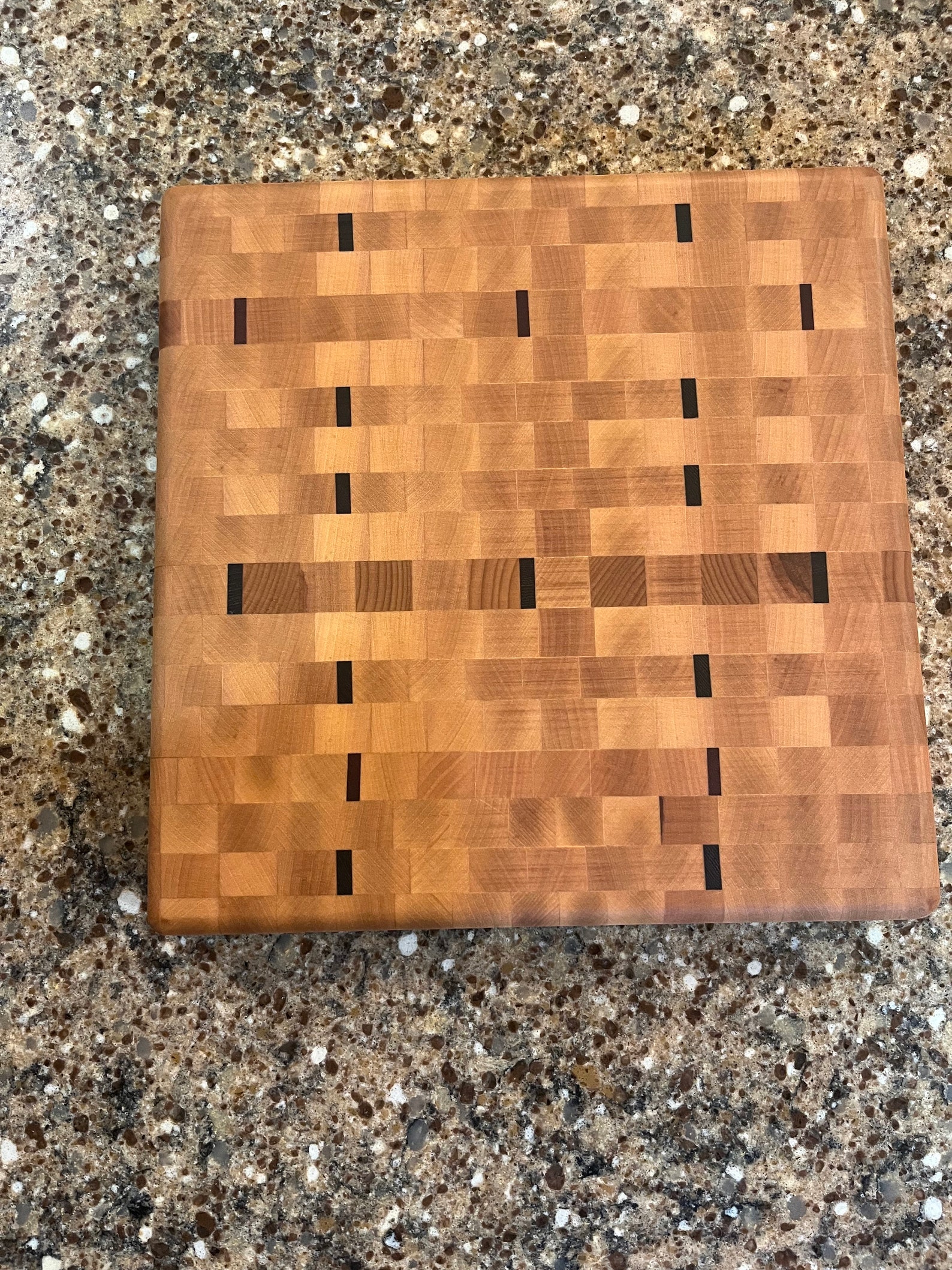 Birch End Grain Cutting Board With Black Walnut and Ash Accents - Etsy