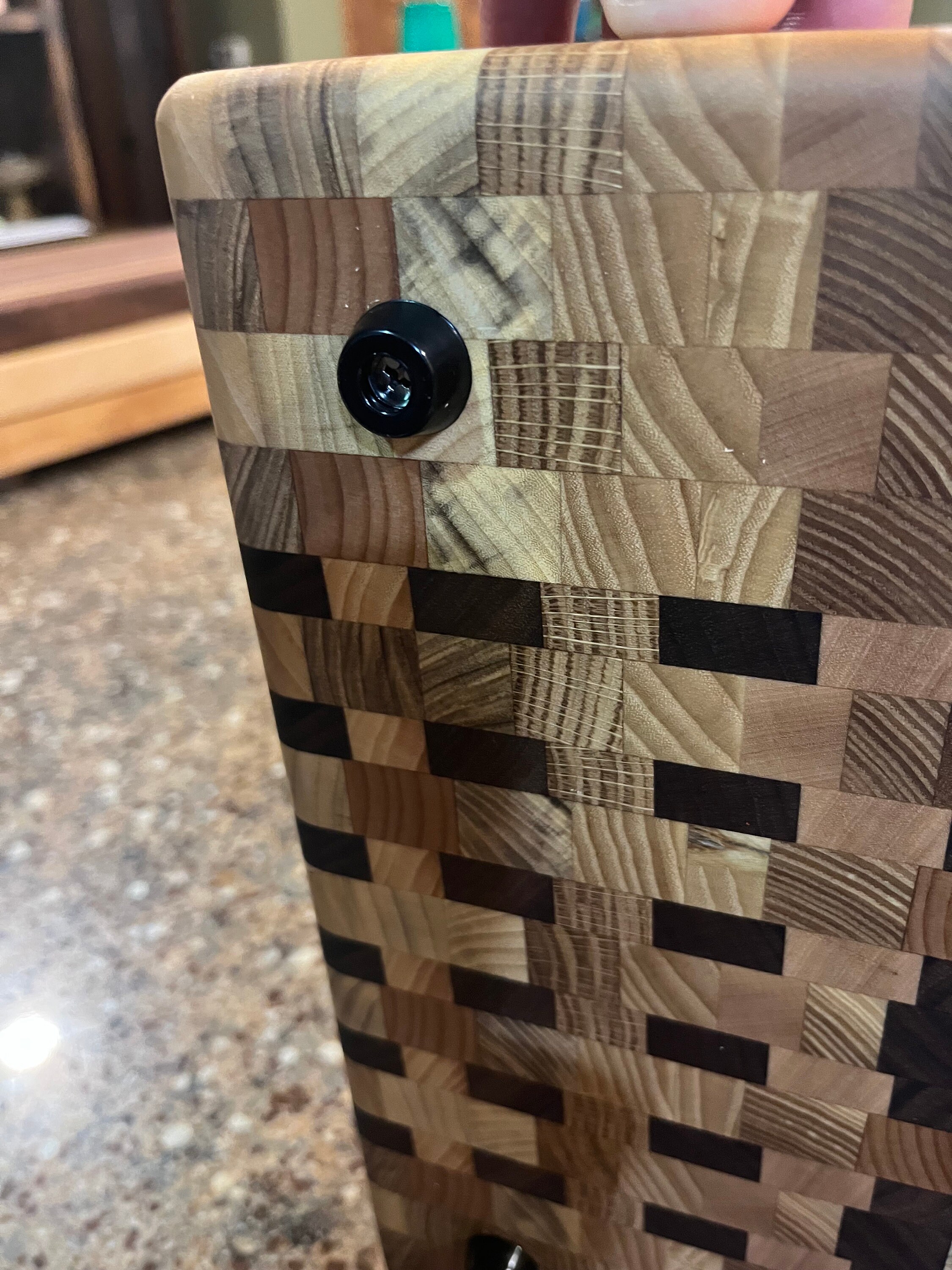 Ash and Black Walnut End Grain Cutting Board - Etsy